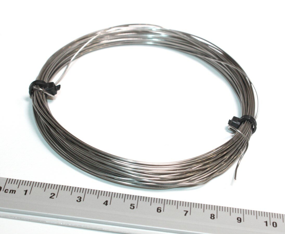 Провод Фехраль Х23.5т 0,8 мм (10 м.) t=1400°C