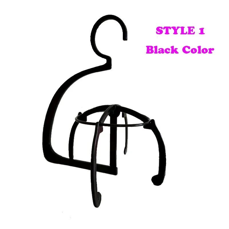 Стойка для париков черного цвета, Style 1
