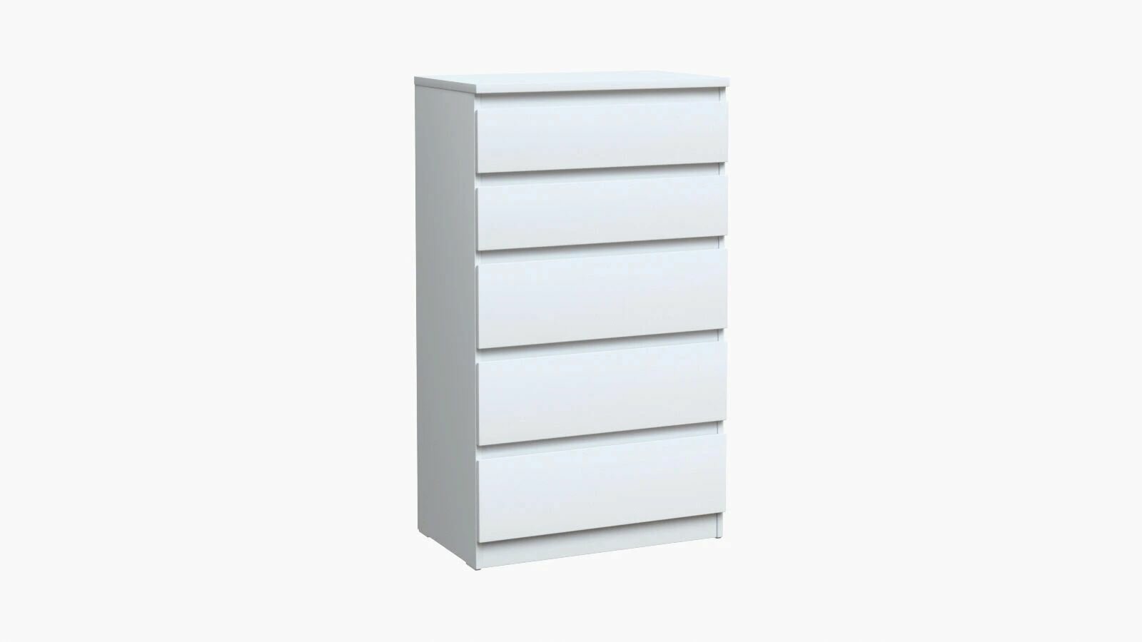 Комод 5 ящиков Askona (Аскона) Tim (Тим) Белый 65х112х40 см мягкие бесшумные механизмы