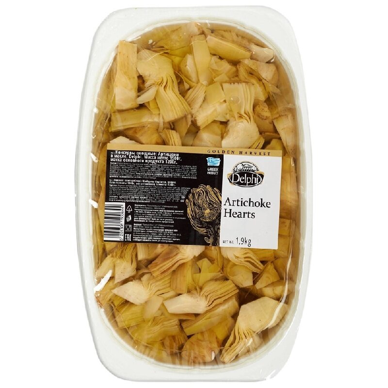 Артишоки DELPHI в масле /пластик/ 1900г*1