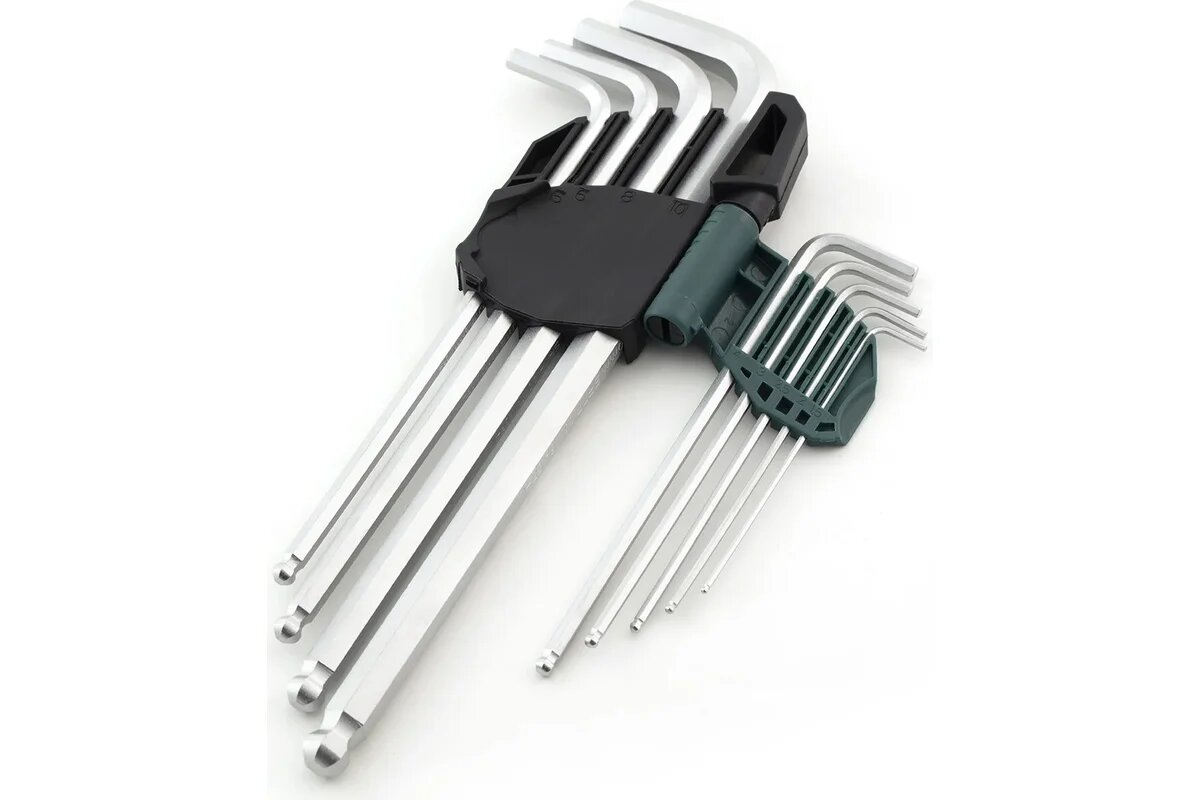 SVCM+ Шестигранники SATA 9 предметов с сферическими концами в пластиковом блистере