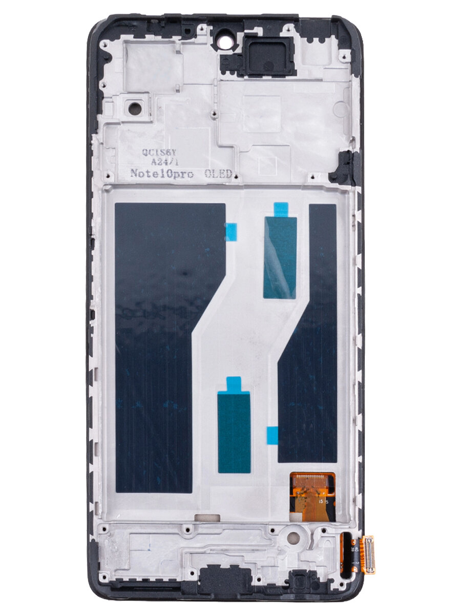 Дисплей для Xiaomi Redmi Note 10 Pro 4G модуль Черный - (OLED)