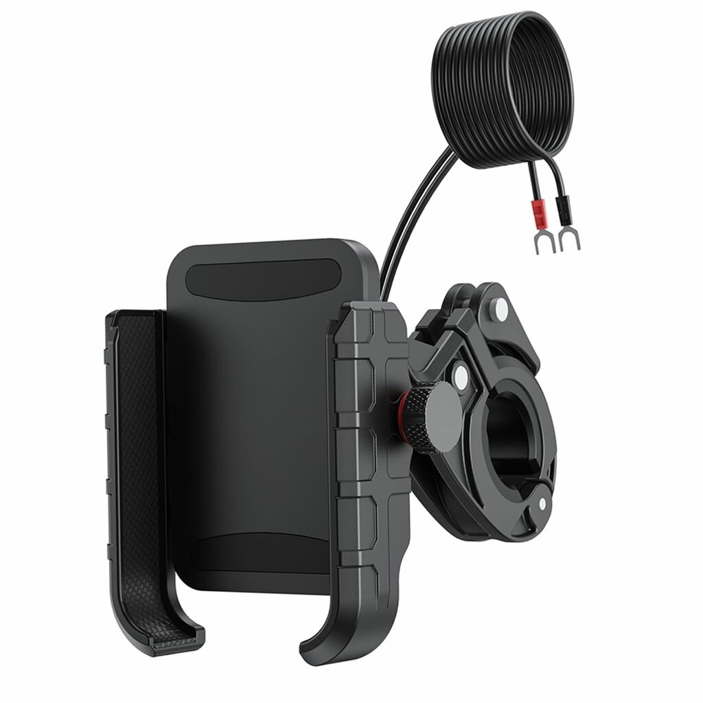 (1 комплект) Держатель для мобильного телефона с USB-зарядкой мотоцикла