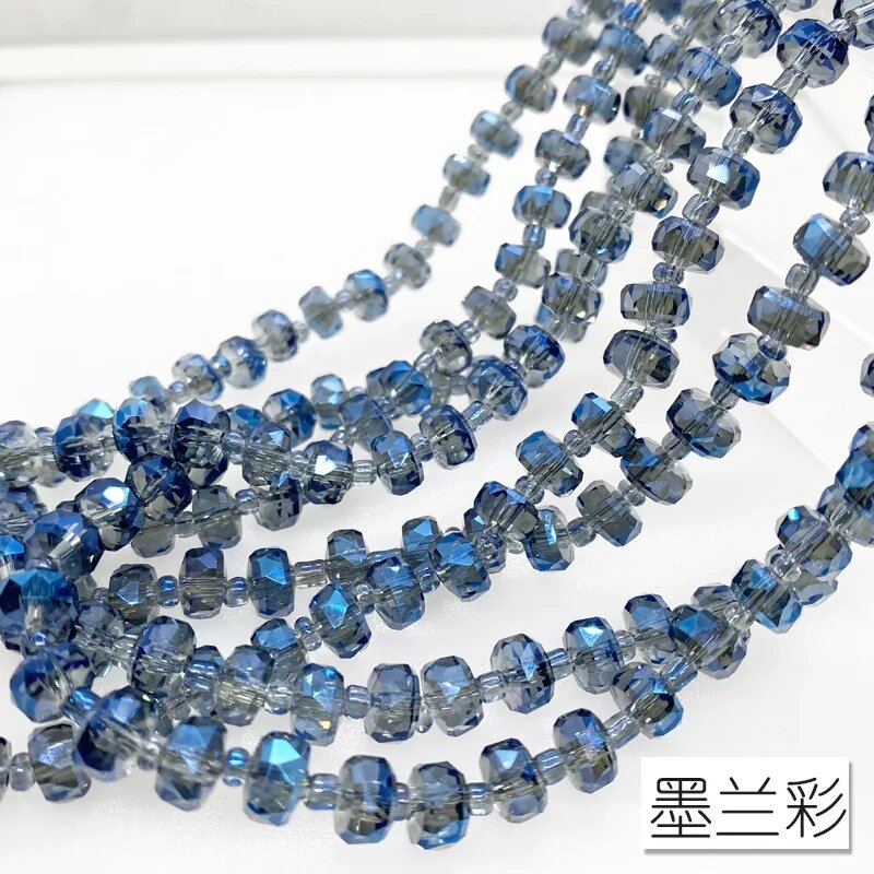 Австрийский хрусталь, стеклянные бусины, колесо, 8x6 мм, 30 шт. 12