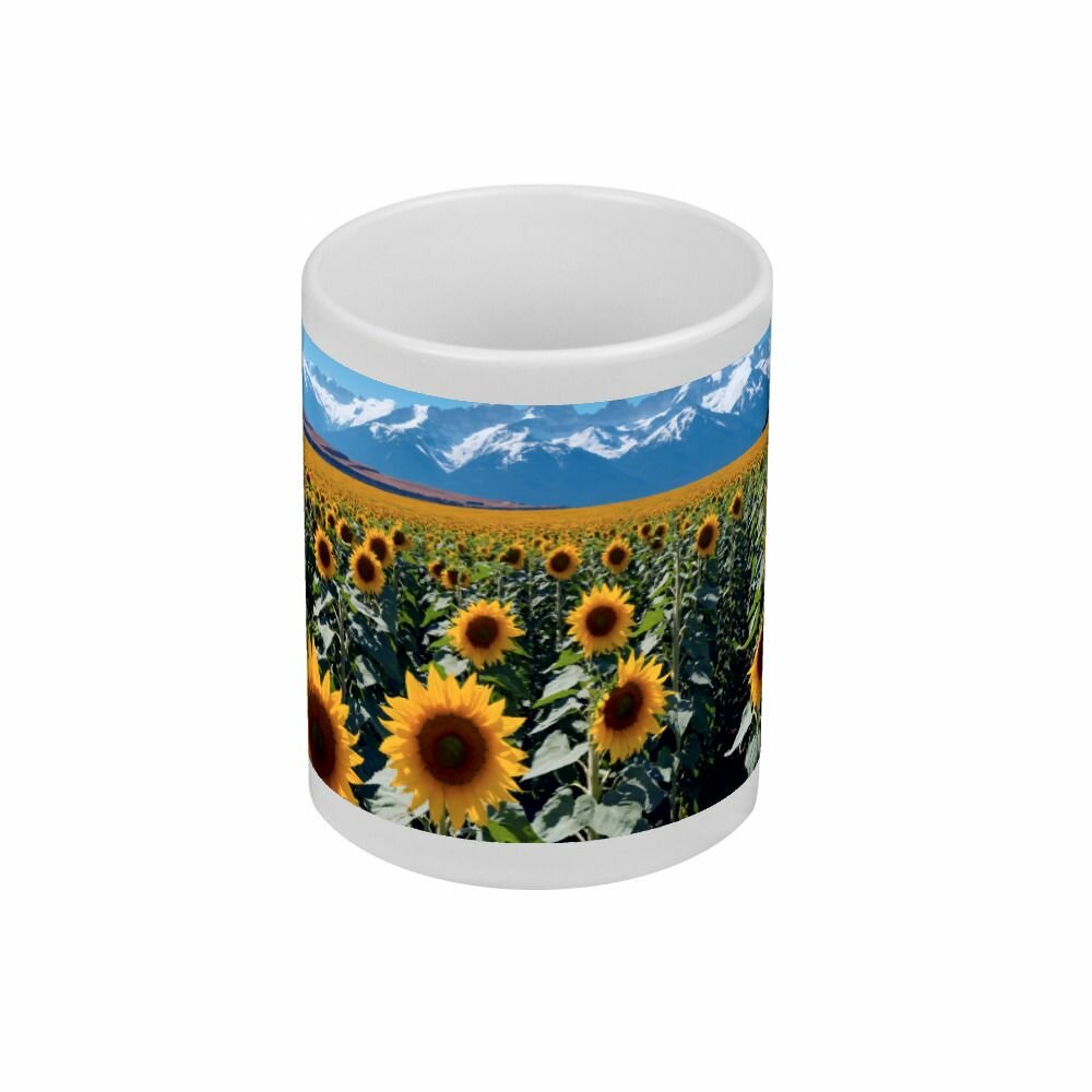 Кружка Подсолнухи в поле