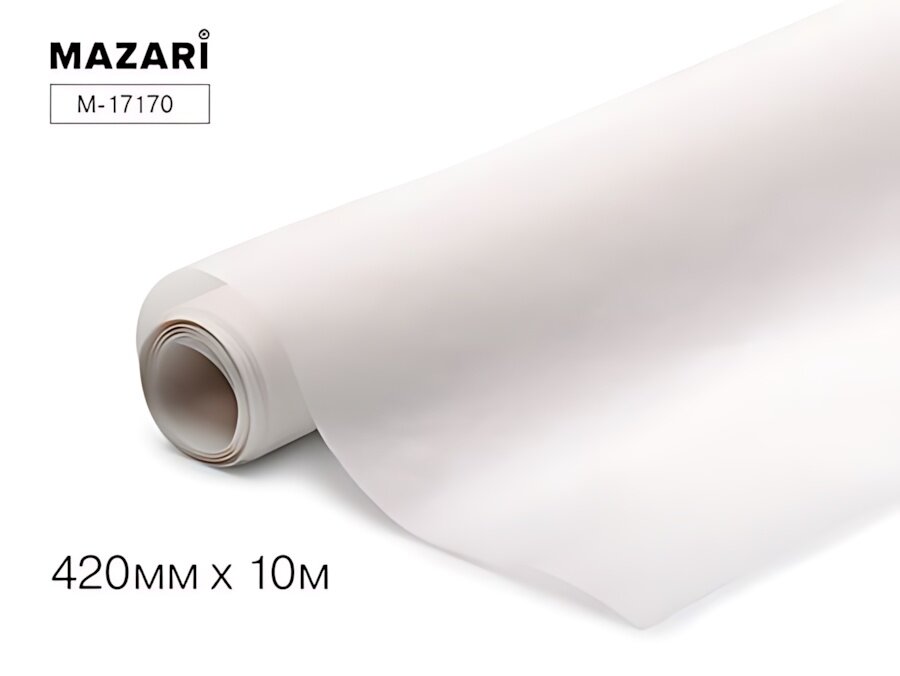 Калька бумажная Mazari под карандаш, 420 мм 10 м в рулонах 30 г/м2 (M-17170)