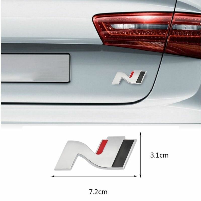 Шильдик Hyundai N Line на автомобиль, решетку радиатора, эмблема, логотип, наклейка, значок, машины