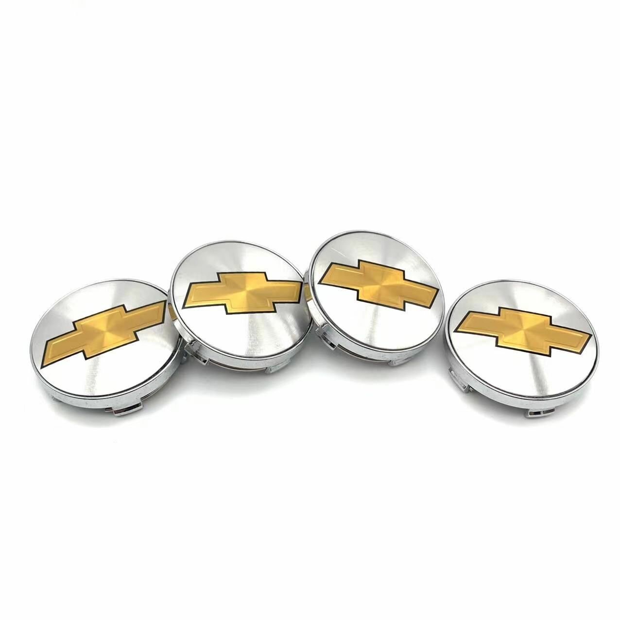 Пылезащитные колпаки для легкосплавных дисков Шевроле! /Колпачки на диски Chevrolet 60/56/10, комплект из 4 штук