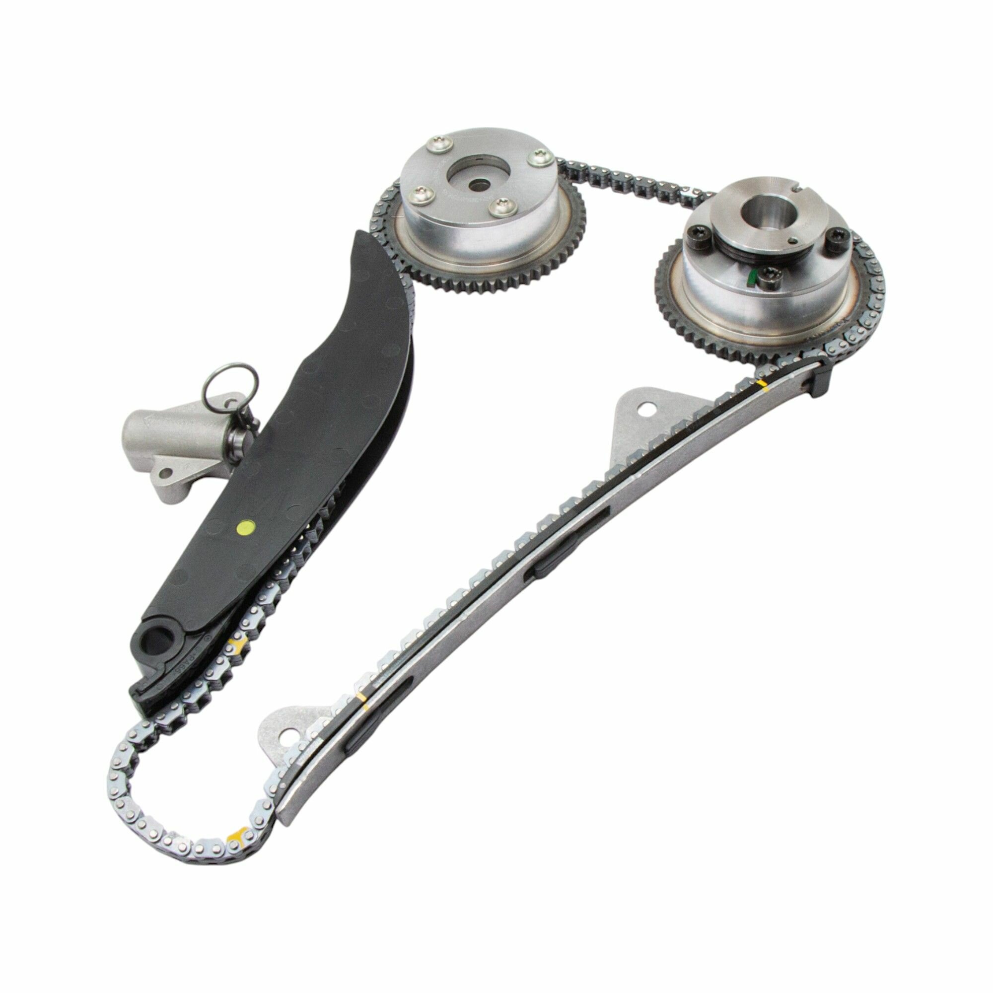 Комплект ГРМ (цепь+натяжитель+два успокоителя+фаза+фаза) G4N. 1.8-2.0 i40/Creta/Sportage/iX35/Optima