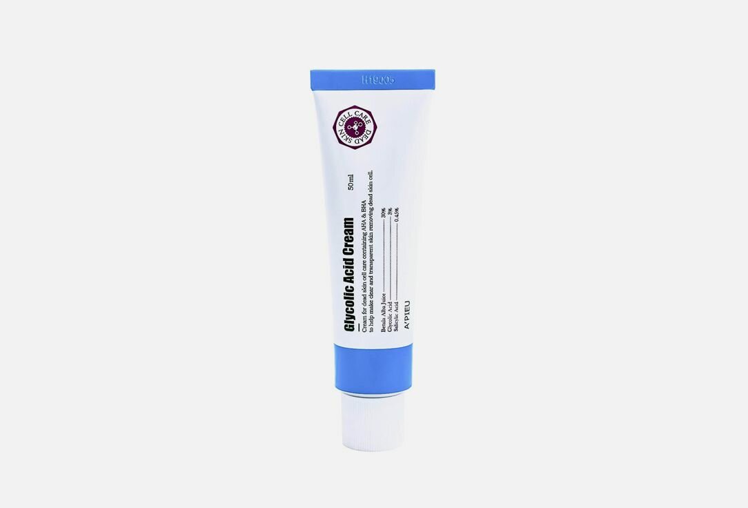 Антивозрастной крем A'Pieu Glycollic Acid Cream, для лица, 50мл