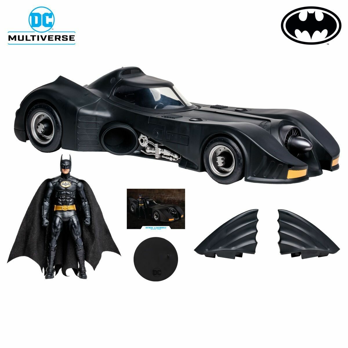 McFarlane Toys DC Comics 1989 "Batmobile&Batman" фигурка, toyking