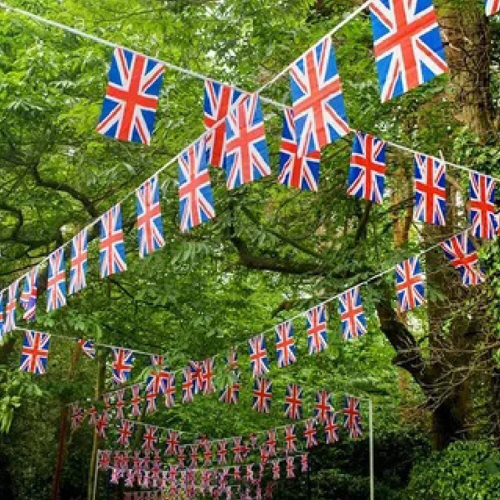 24 шт, британский флаг, овсянка из Великобритании, 14X21 см/20x30 см, вымпел, веревка, баннер, овсянки, фестиваль, вечеринка, праздник