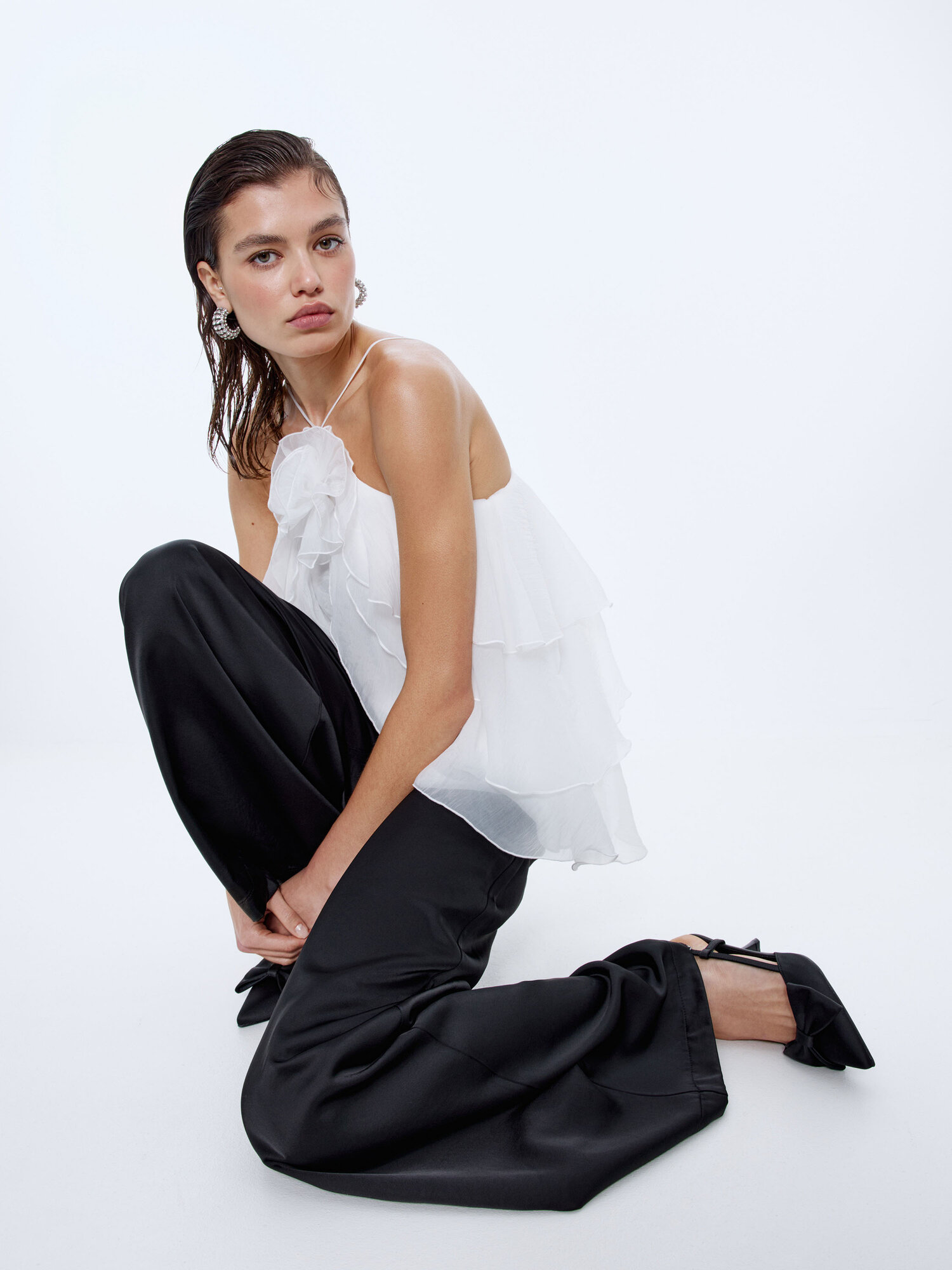 Брюки палаццо