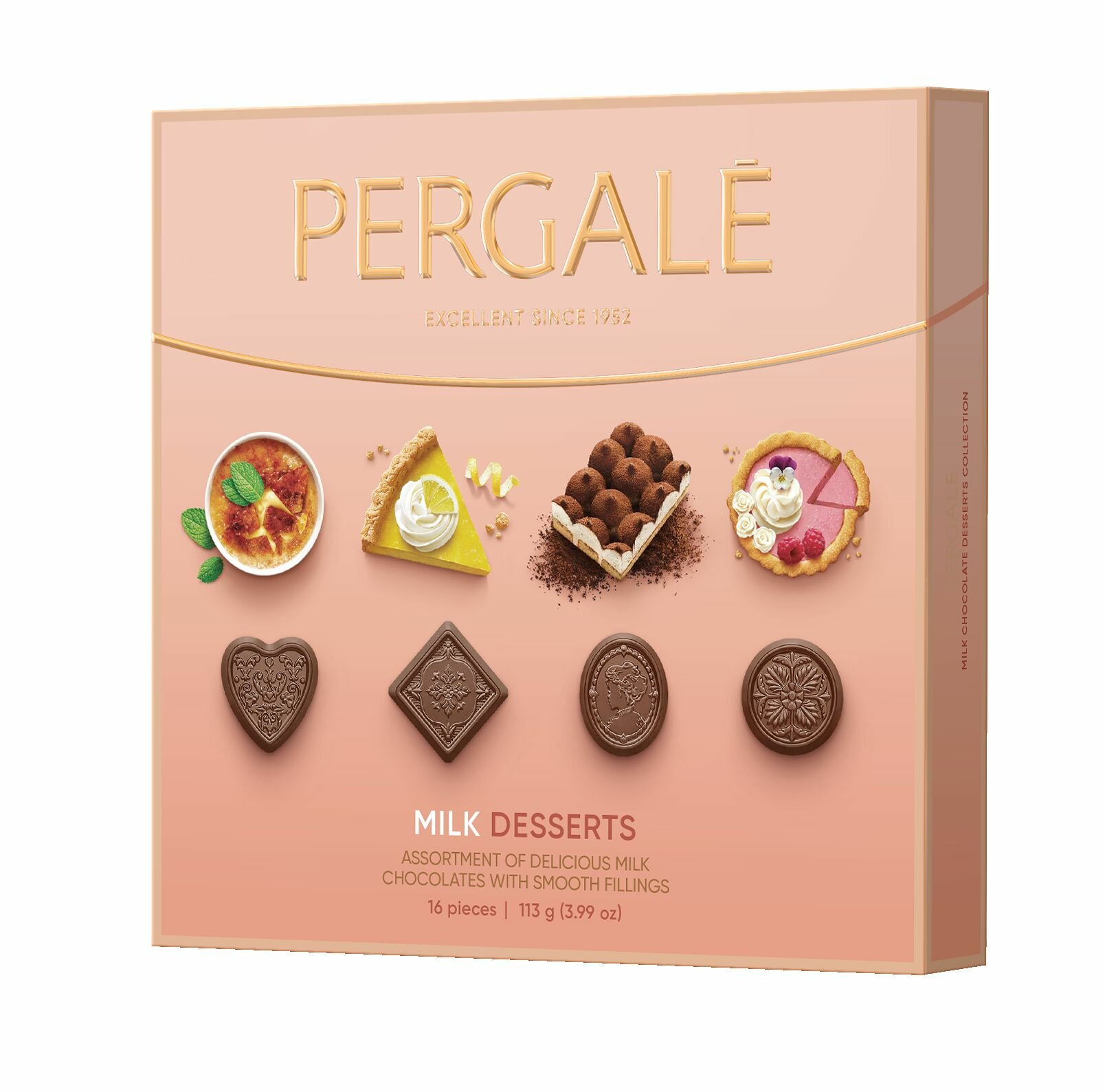 Ассорти PERGAL MILK DESSERTS, 113 г