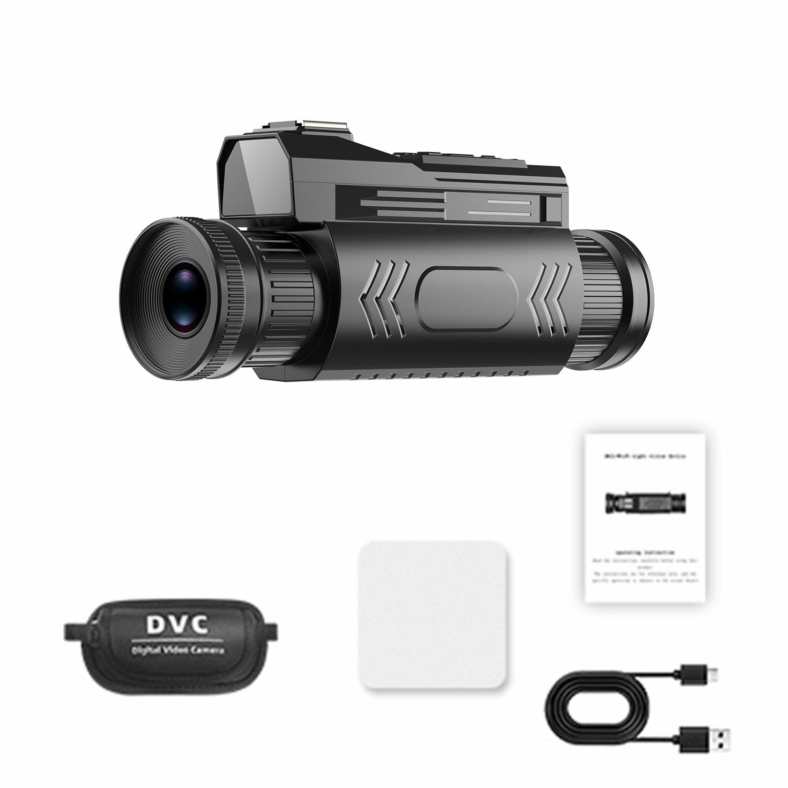 Очки ночного видения 4K WiFi Инфракрасный телескоп Монокуляр ночного видения с 28-кратным зумом для приключений на открытом воздухе