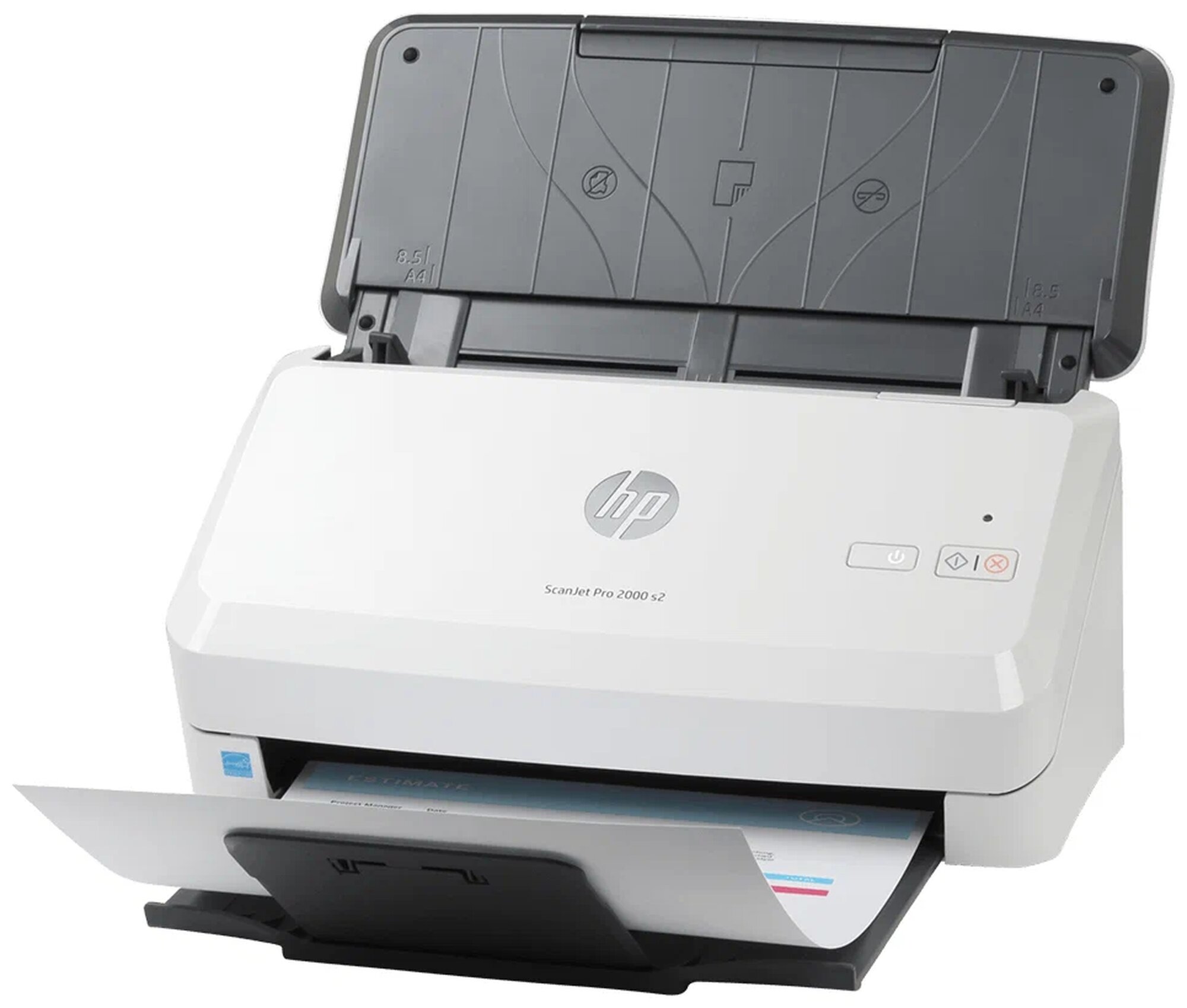 Сканер HP ScanJet Pro 2000 S2 6FW06A, USB, 600 dpi, 24 бит, 216x3100мм