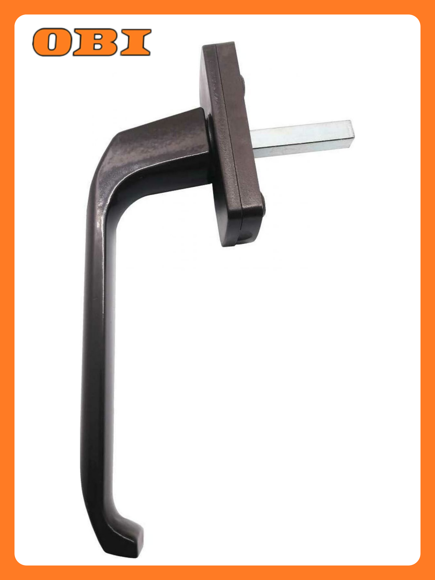 Ручка Левша Ротекс У1-2321. К, алюминий, односторонняя, коричневая