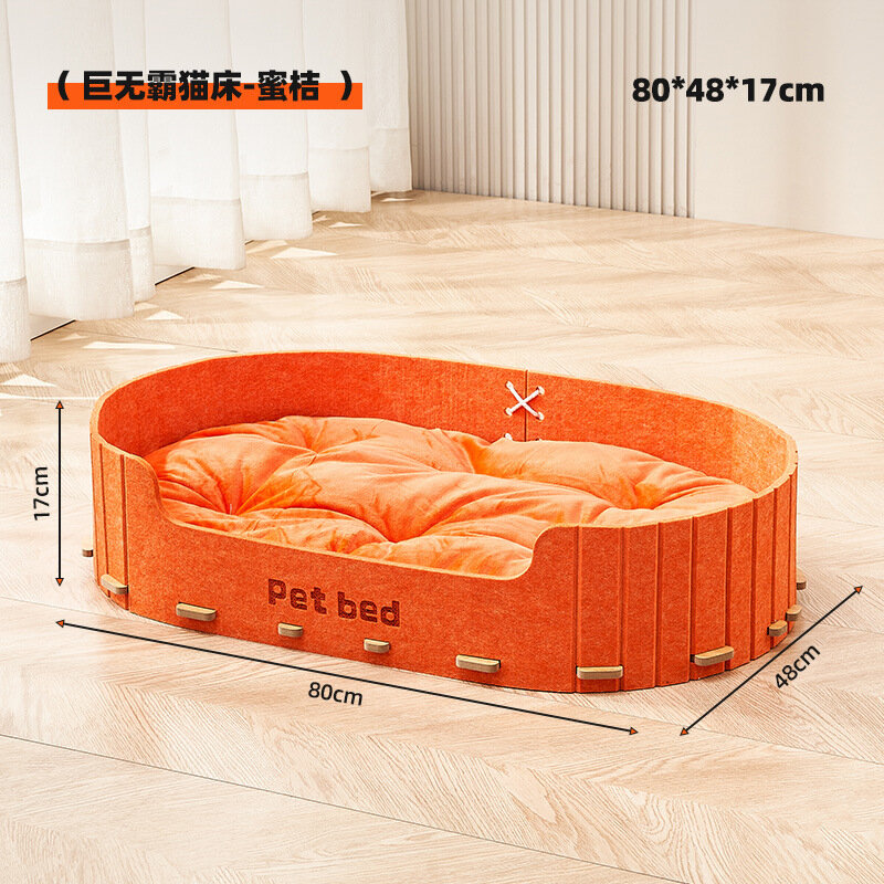 Кошачье гнездо, зимний домик, теплое утолщенное собачье гнездо, полузакрытое овальное гнездо, кошачья кровать,