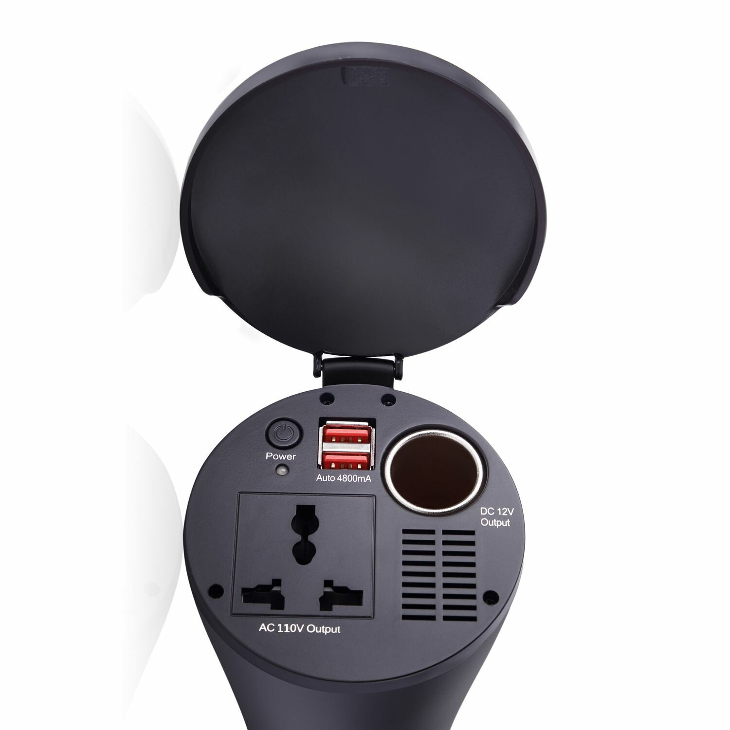 Forbell автомобильный инверторный источник питания для прикуривателя 150 Вт, от 12 В до 220 В, двойной 5 В, 2,4 А, высокоточный USB-порт для зарядки, порт питания прикуривателя