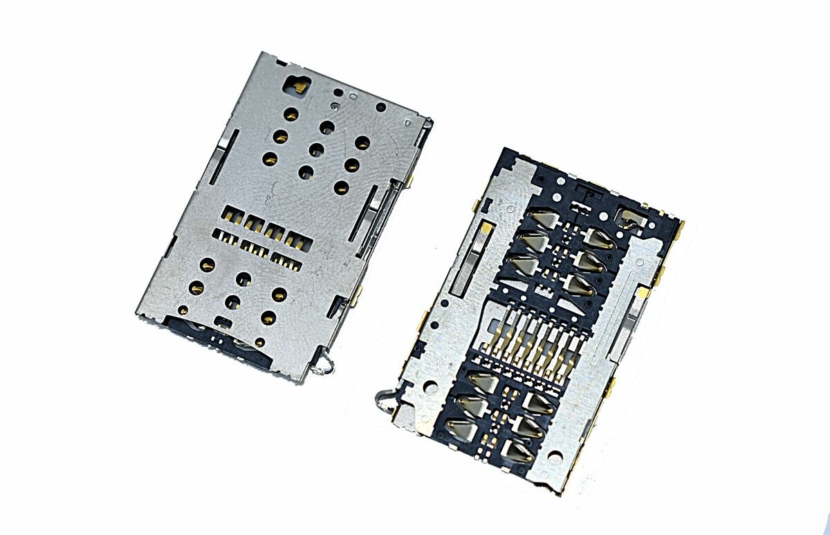 Коннектор SIM-карты (сим), mmc коннектор для Meizu Note 2 (S163)