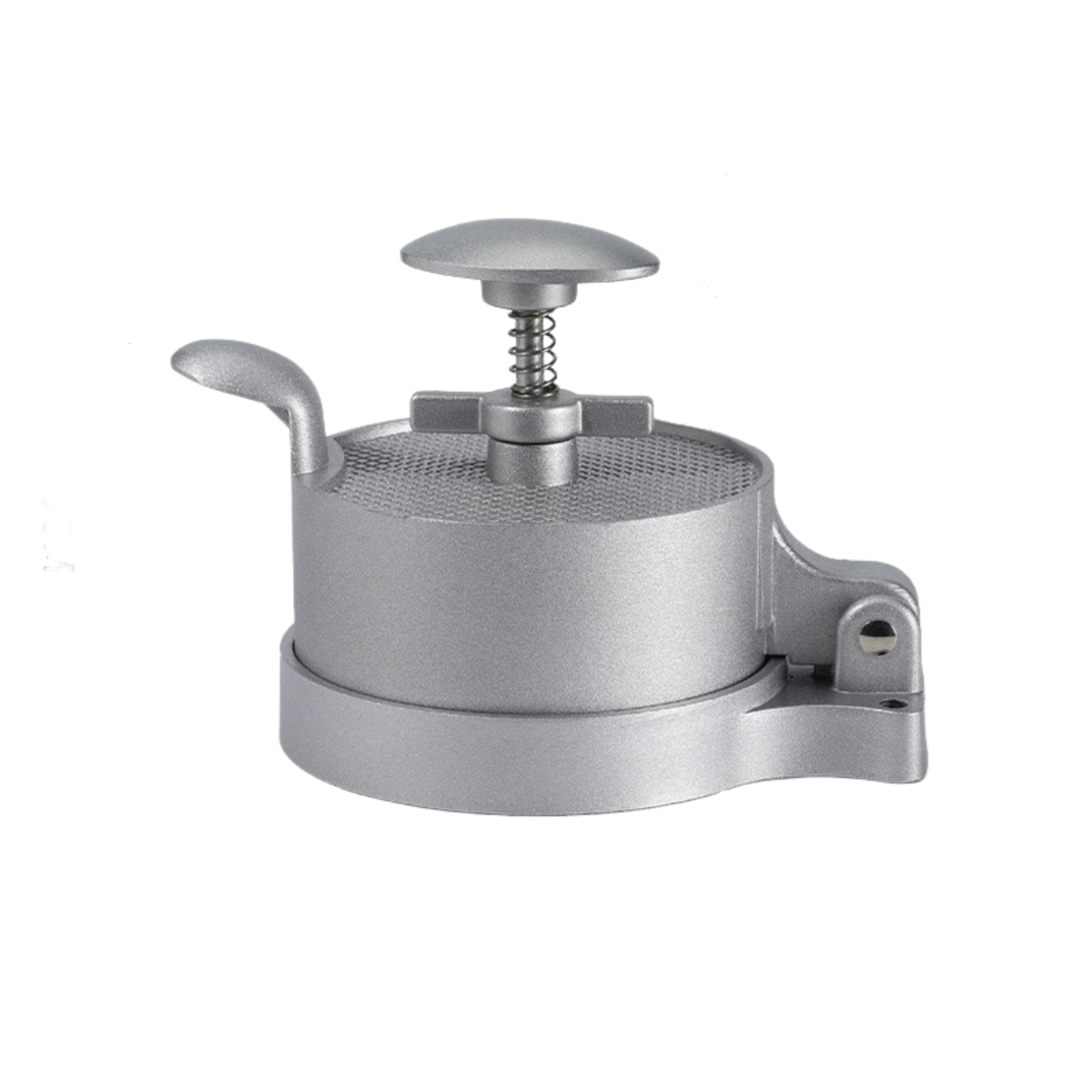 Пресс для гамбургеров из алюминиевого сплава с антиприhesive ручка пресс для гамбургеров кухонный гаджет пресс для мяса форма для начинки пружина длина 19см диаметр основания 12.5см высота 13см вес 585г количество 1 шт