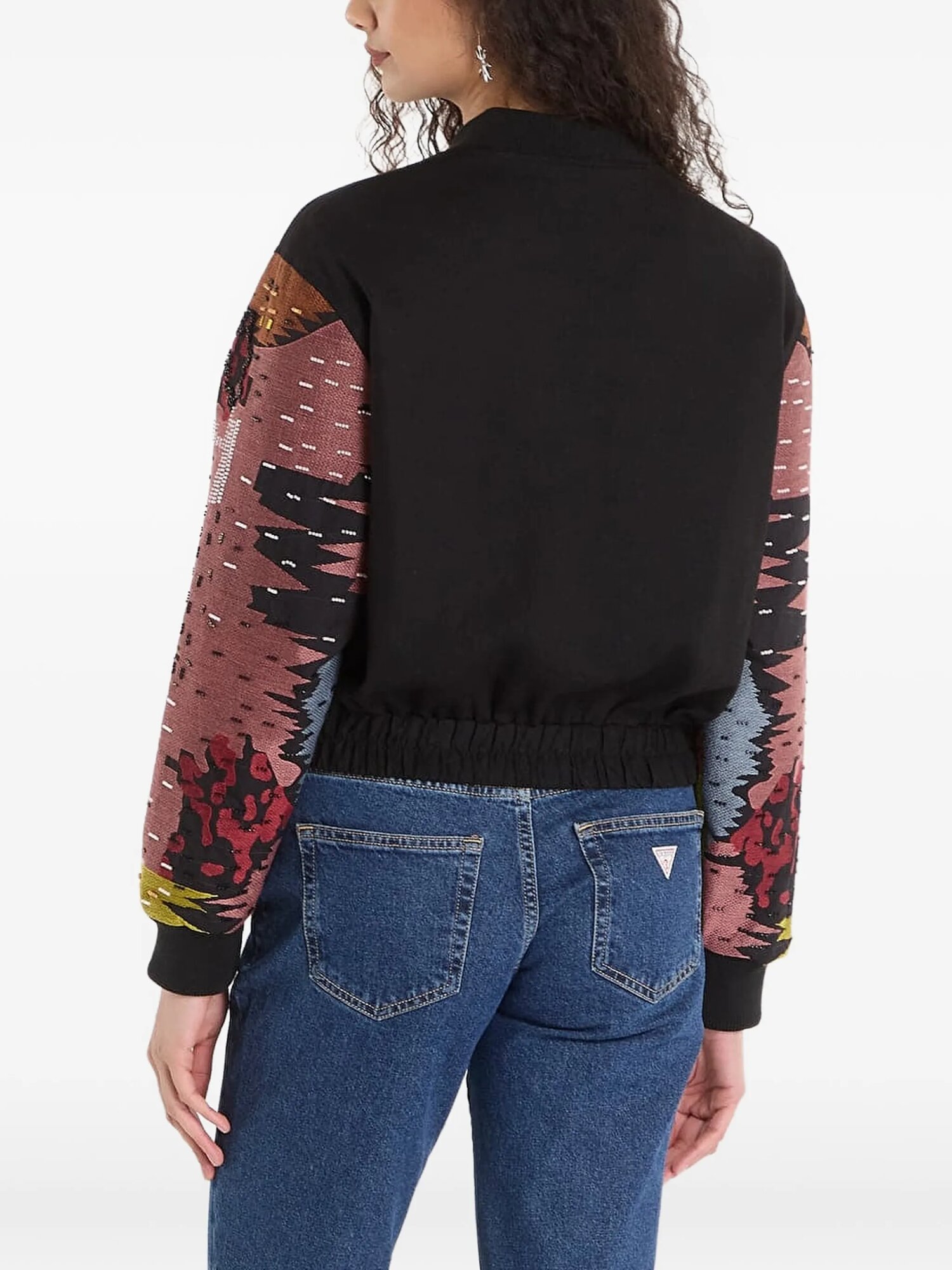 Куртка Desigual Zip-fastening pocket jacket, размер L, black/black — фото 1