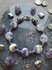 Браслет AT LUMA STONES, кварц, гранат, металл, 1 шт., аметист