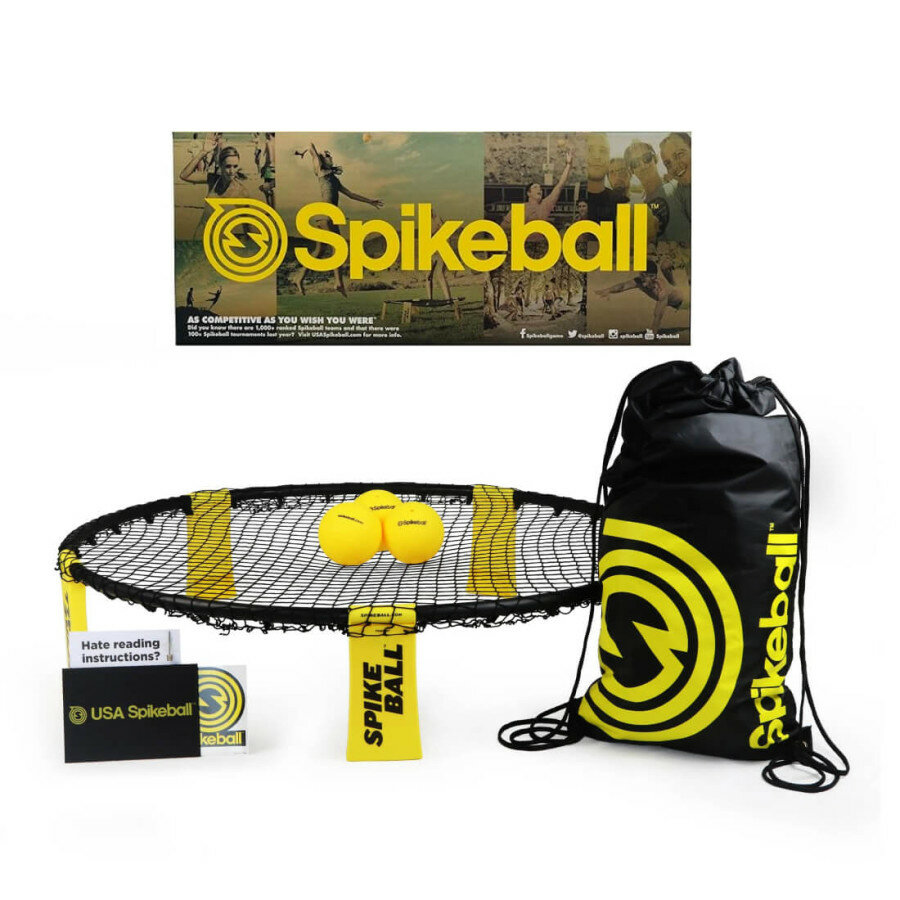 Набор спайкбол Standard Set Spikeball, Black/Yellow для пляжа и улицы