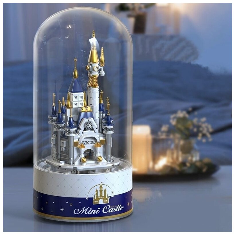 Детская музыкальная шкатулка Снежный замок