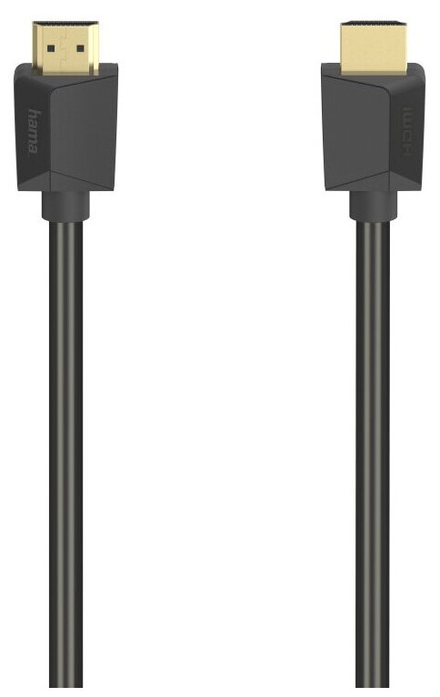 Кабель Hama H-205243 00205243 ver2.1 HDMI HDMI 3м черный (упак:1шт) плоский