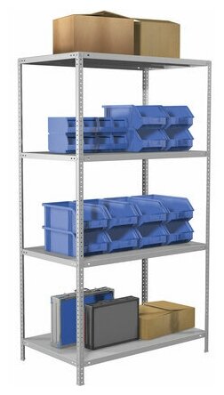 Стеллаж Brabix MS KD-185/60-4