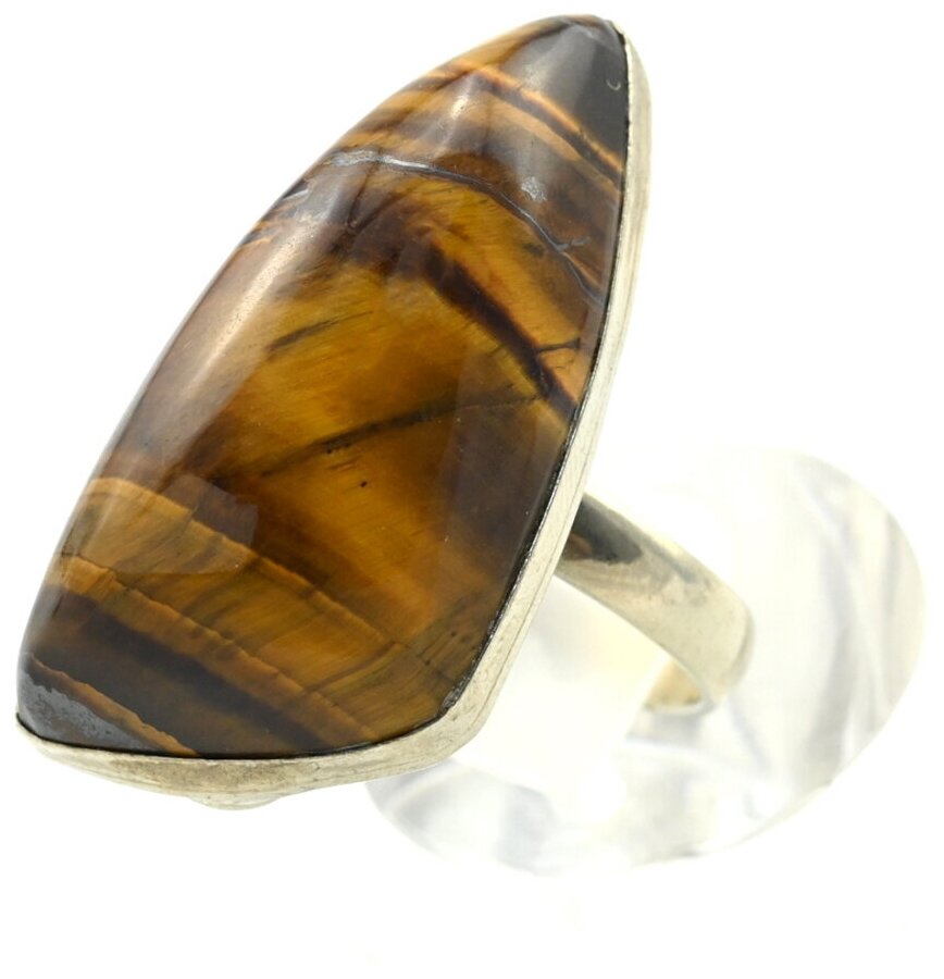 Кольцо, тигровый глаз