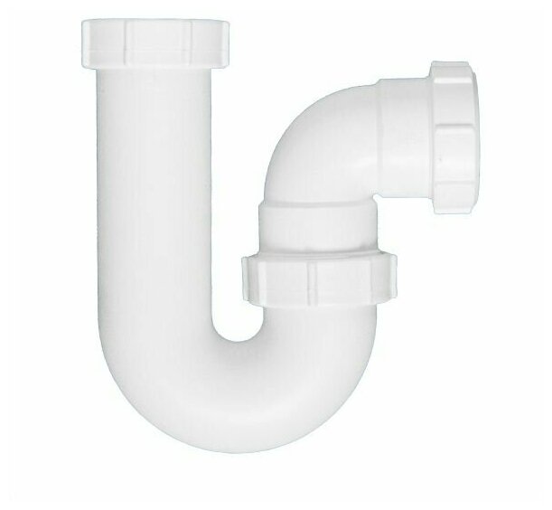 5258 Сифон трубный Р-образный (2х50мм)