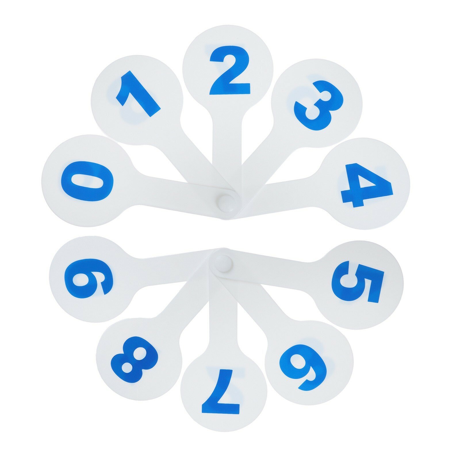 Веер-касса, цифры от 0 до 9, Calligrata, пакет с европодвесом