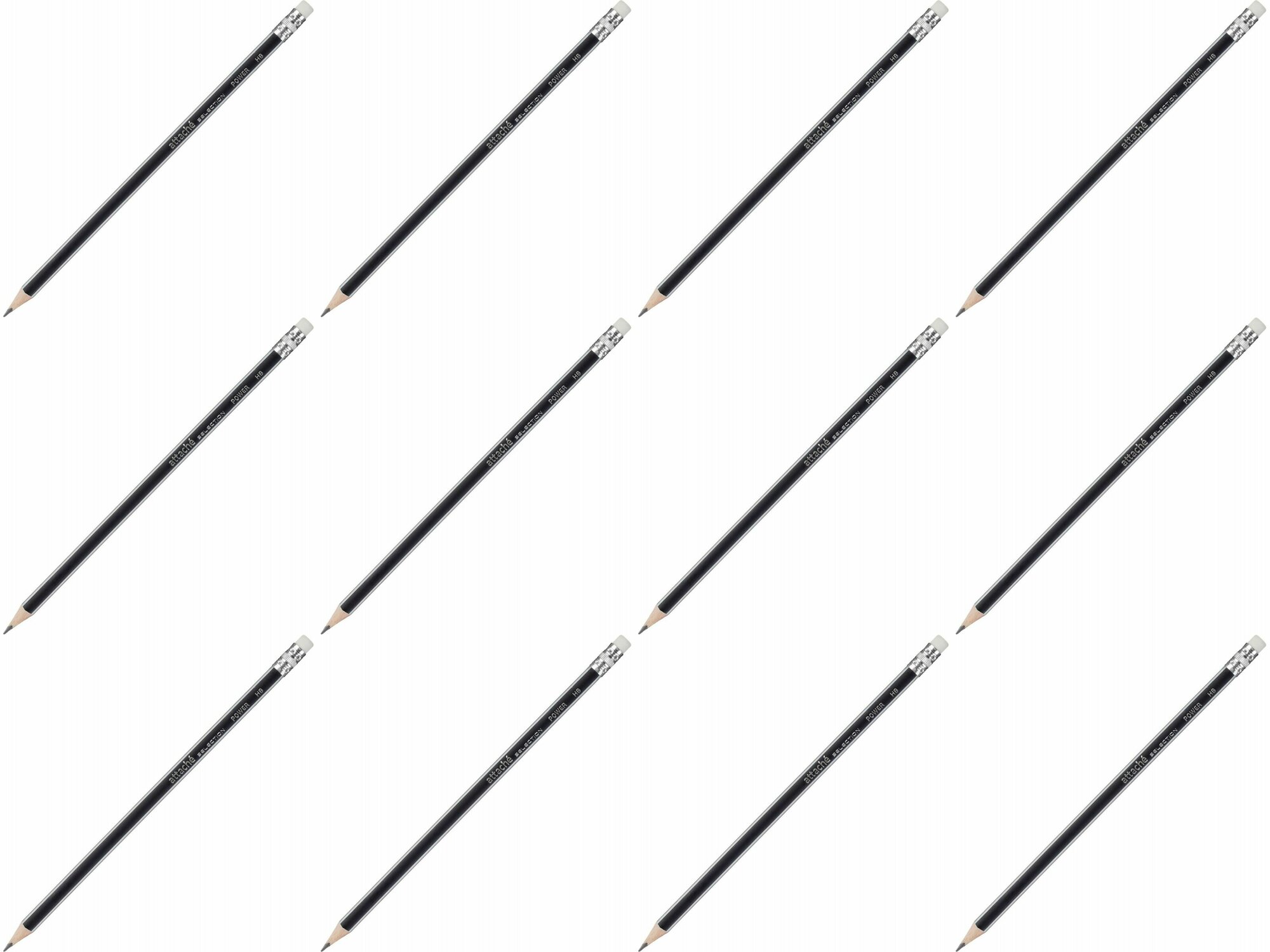 Attache Selection Карандаш чернографитный Power HB, 12 шт