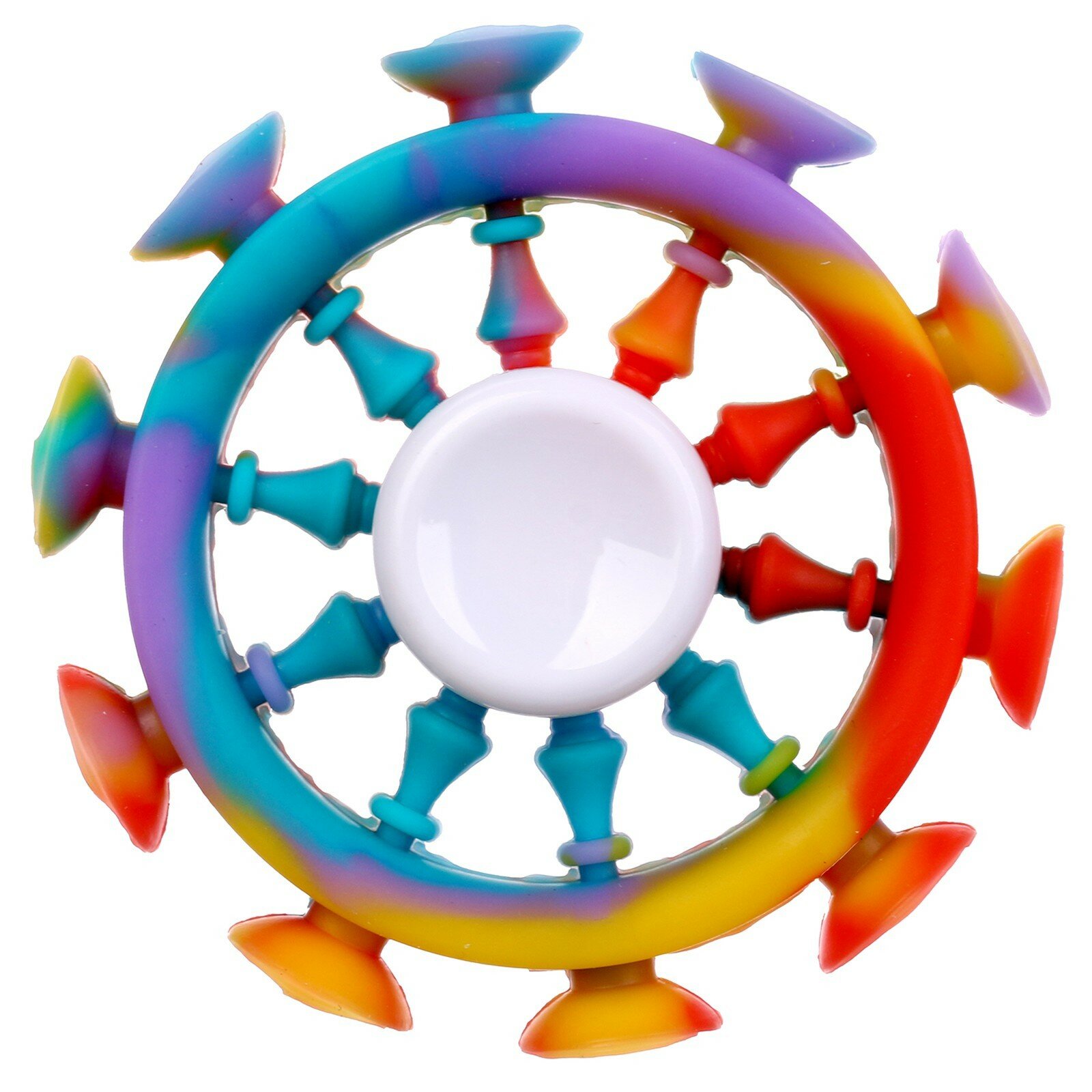 Спиннер «Присоска», цвет микс