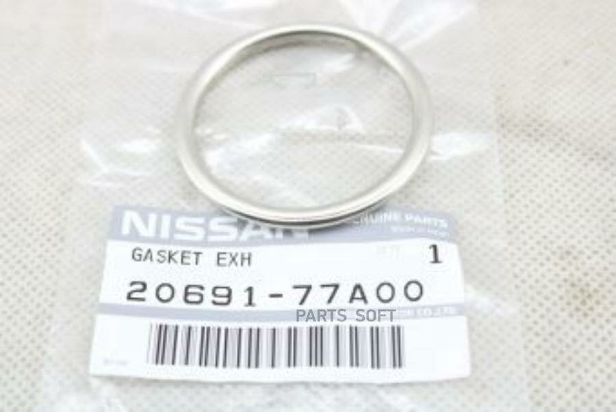 Кольцо глушителя NISSAN ALMERA 1.5 00-/TIIDA 1.6 07-12 (51*43,6*4) NISSAN 20691-77A00 | цена за 1 шт