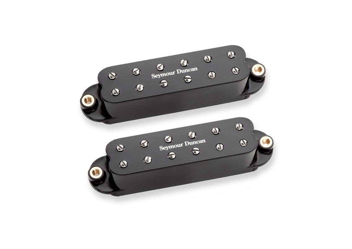 Комплект звукоснимателей H-H Seymour Duncan JB Jr. Strat SJBJ-1 JBТ, хамбакеры, нек, бридж, чёрные
