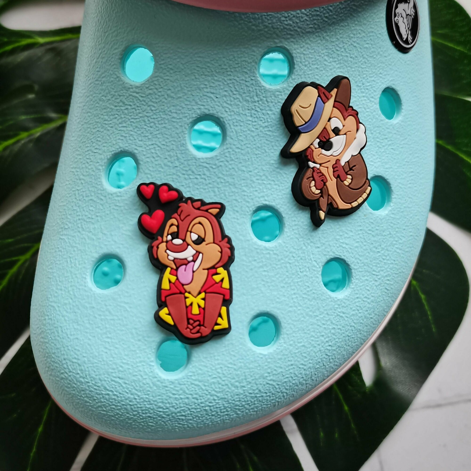 Джибитсы на crocs Чип и Дейл — фото 1