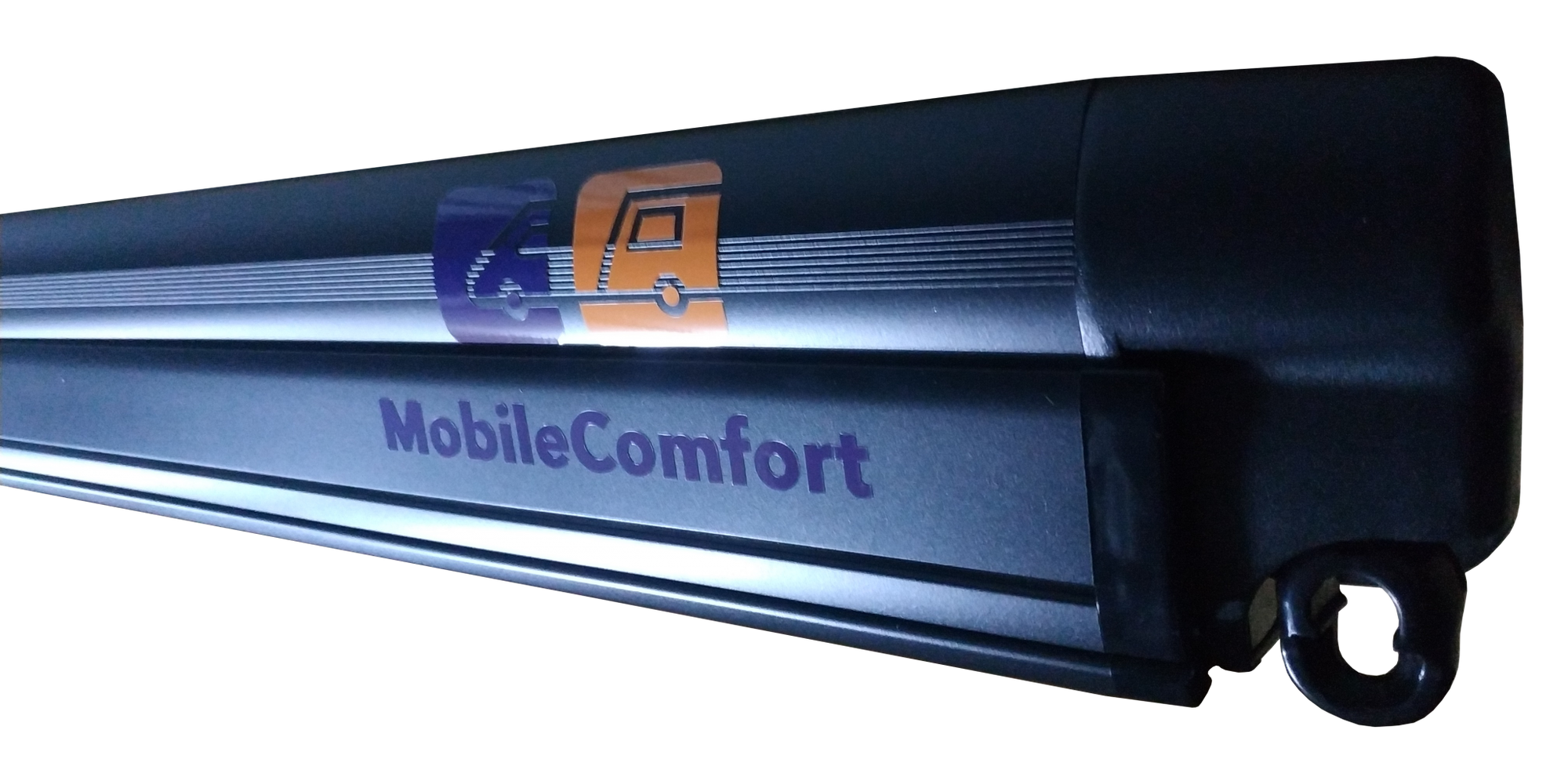 Маркиза MobileComfort M300BD 3.0 м настенная механическая, корпус чёрный, полотно тёмно-серое