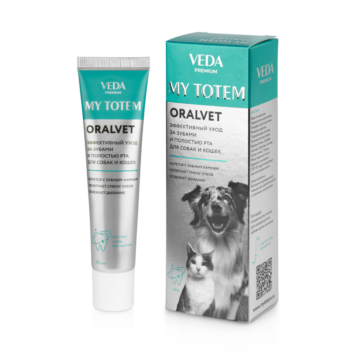MY TOTEM ORALVET гель для зубов и полости рта собак и кошек