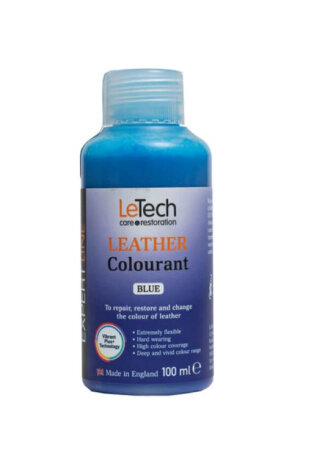 LeTech Expert Line Краска для кожи (Leather Colourant) Blue, 100мл