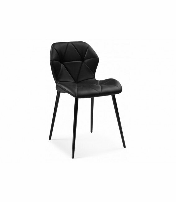 Стул Vail экокожа черный / черный глянец 9464190