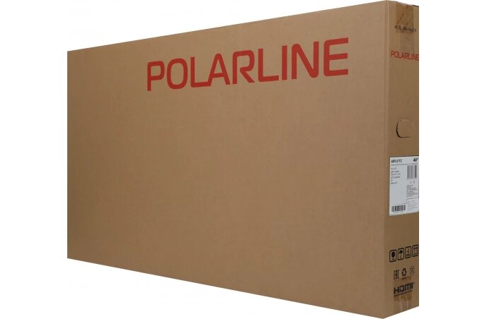 Телевизор PolarLine 40PL51TC, 40", LED, FULL HD, черный