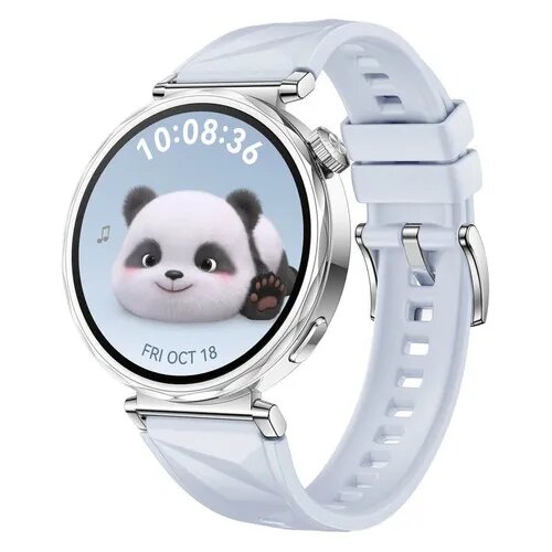 Смарт-часы Huawei Watch GT 5 Jana-B19FC, 41.3мм, 1.32", голубой/серебристый [55020dhb]