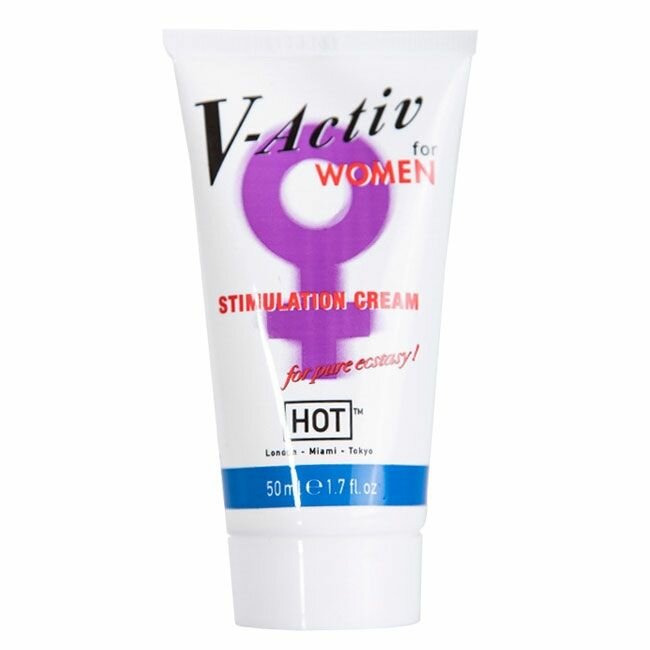Крем HOT V-Active, стимулирующий для женщин, 50 мл HOT Production Крем HOT V-Active, стимулирующий для женщин, 50 мл
