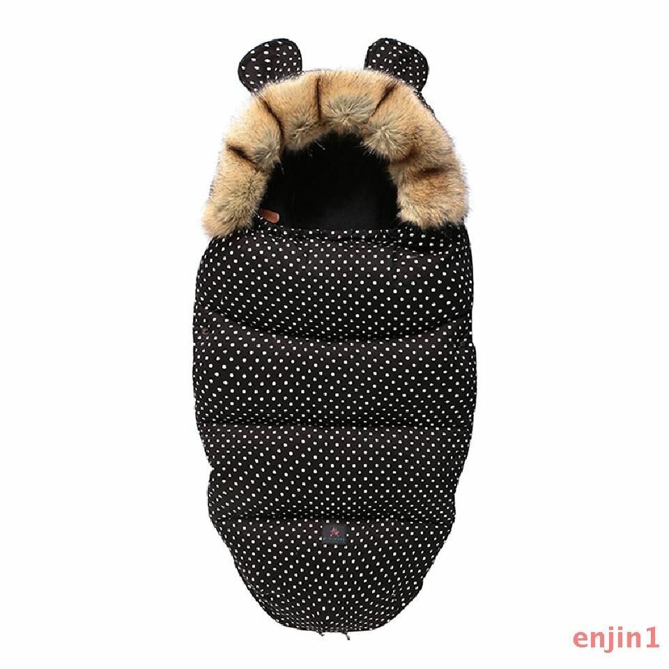 Зимний конверт в коляску, Конверт в коляску, с рождения до 3 лет, черные и белые точки