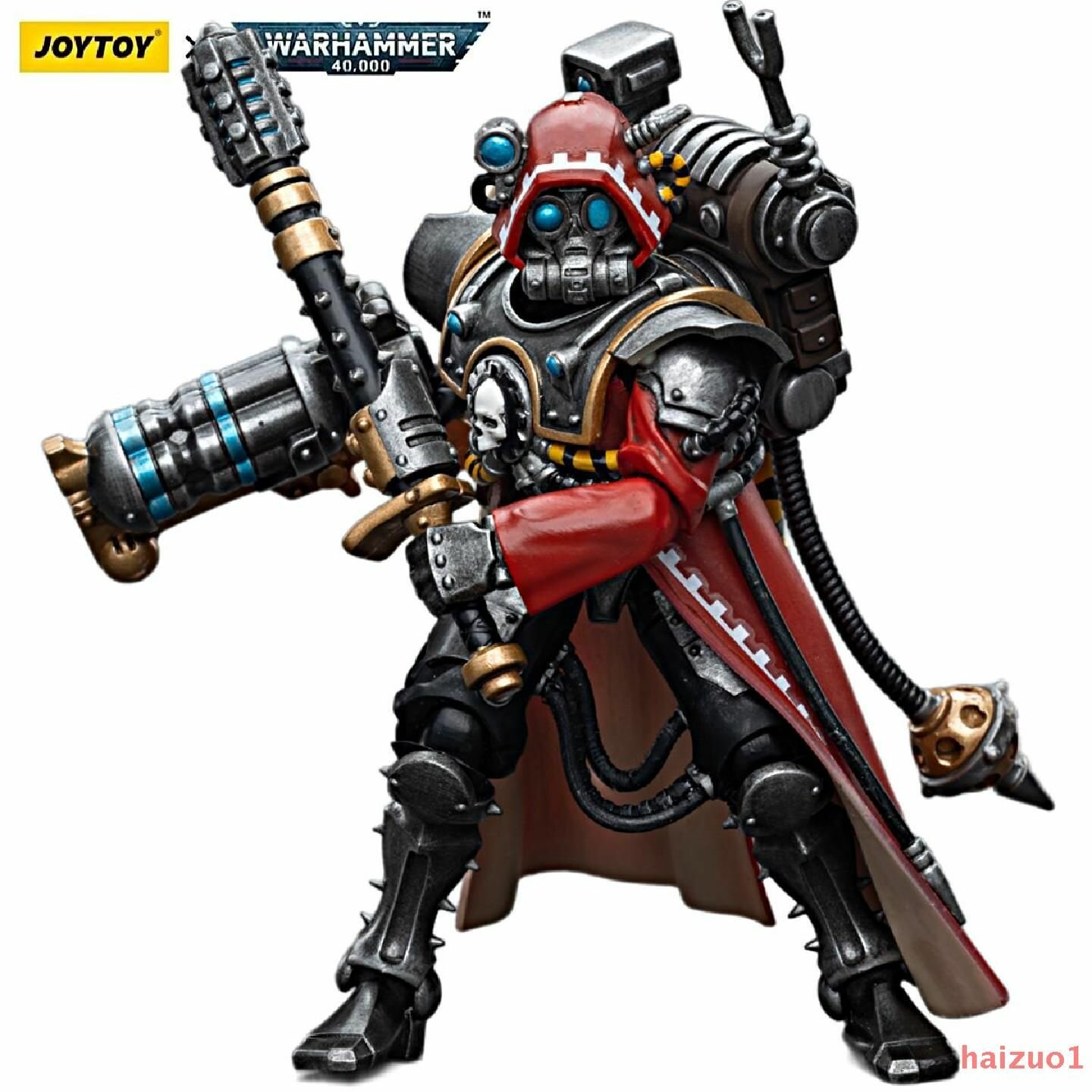 Подвижная фигурка JOYTOY Warhammer 40K 1/18 Адептус Механикус Скитарийский рейнджер Альфа Подарочная модель