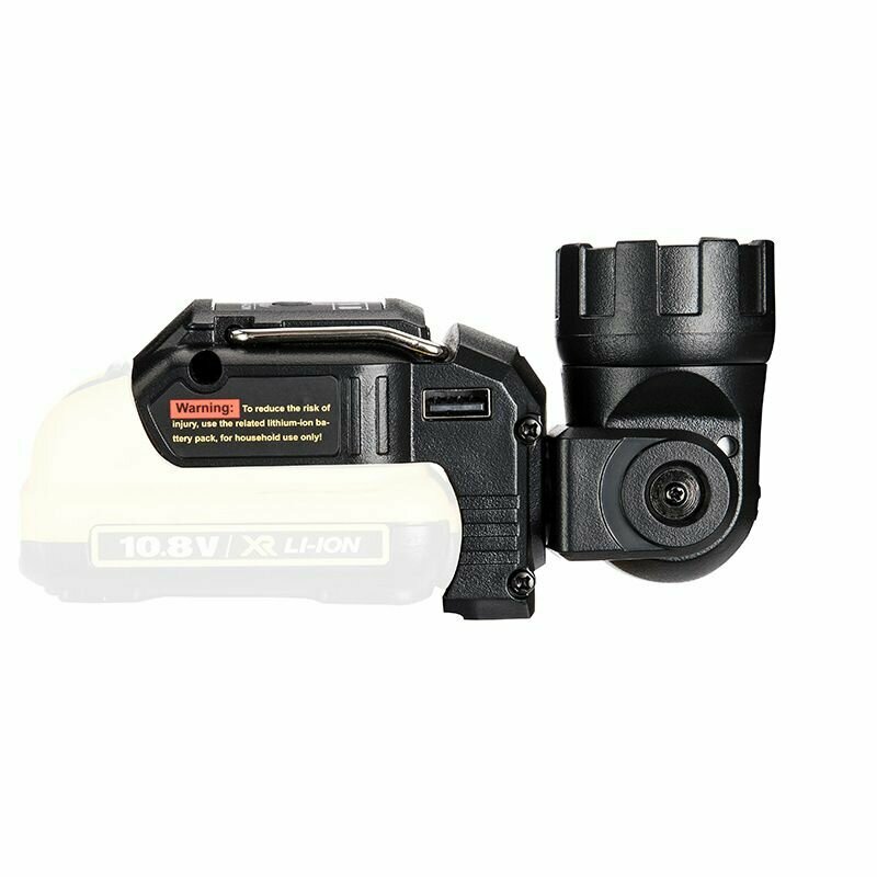 Рабочая лампа Фонарик DCL510 10.8V 12V Li-Ion Battery LED Беспроводной рабочий свет Портативный прожектор для Dewalt желтый