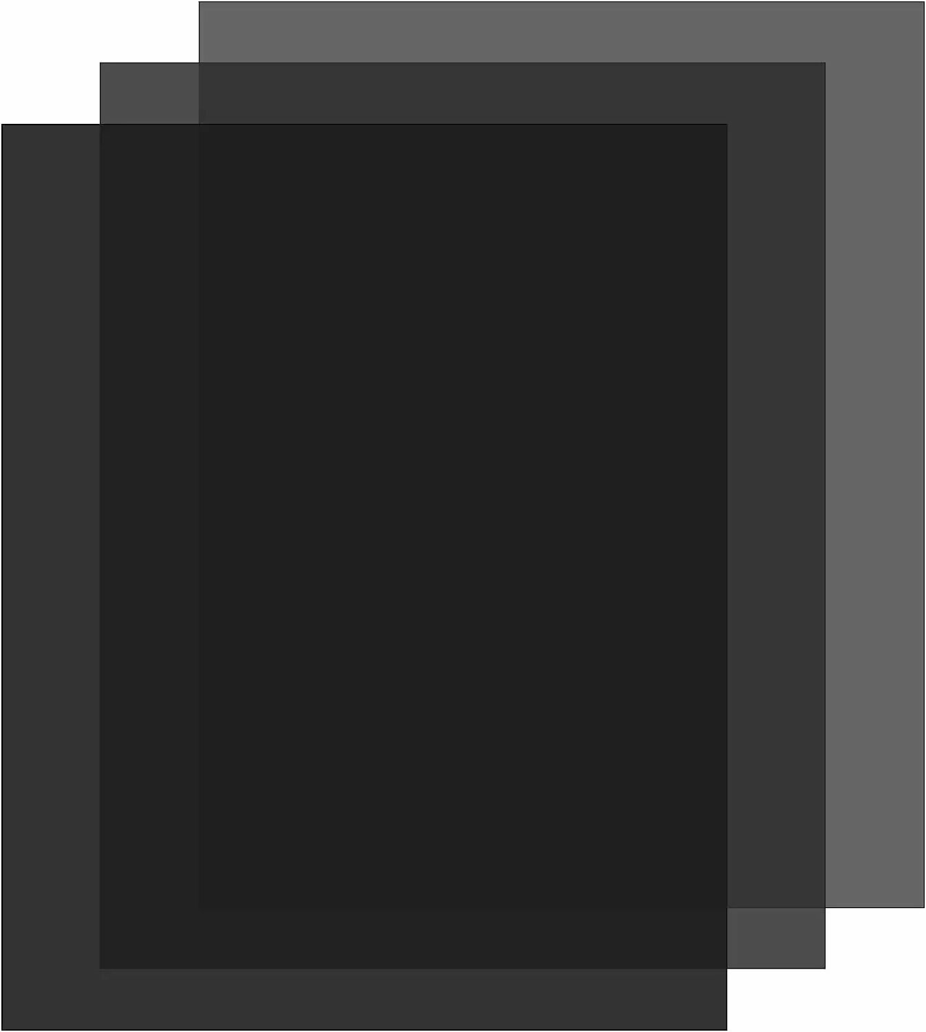 Гелевые фильтры нейтральной плотности WNG ND3 ND6 ND9 50x40 см 3pcs